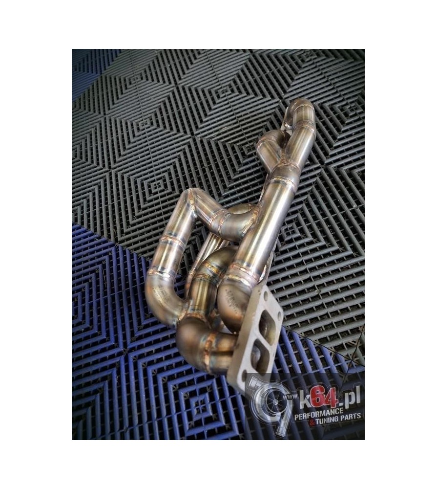BMW E34 T3 T4 turbo twinscroll exhaust manifold k64spec